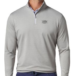 Custom Peter Millar Perth Performance Melange Quarter-Zip
