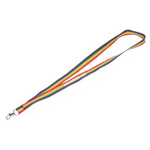 Custom Recycled Polyester Rainbow Lanyard | Design